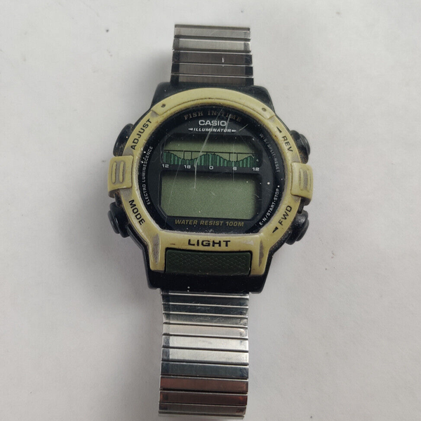 Vintage CASIO FT-200 'Forester' Fish In Time Fishing Tide Watch Japan ...