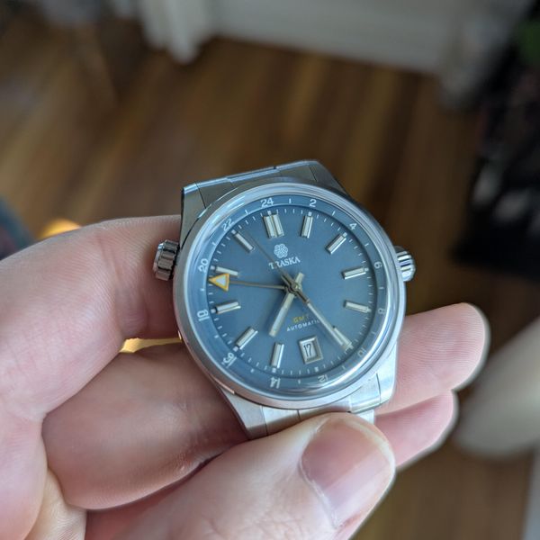 [WTS] Traska Venturer GMT steel blue | WatchCharts Marketplace