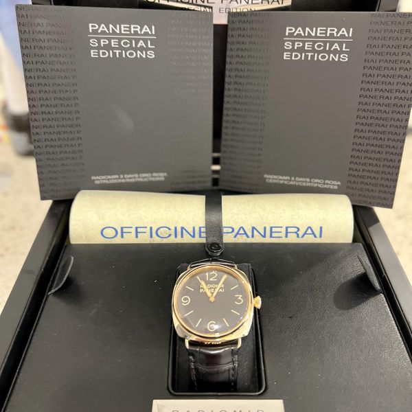 FOR SALE: PANERAI PAM 379 RADIOMIR ORO ROSA | WatchCharts Marketplace