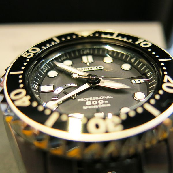 FS: Seiko SBDB001 Marinemaster 600M Spring Drive GMT Professional Diver ...