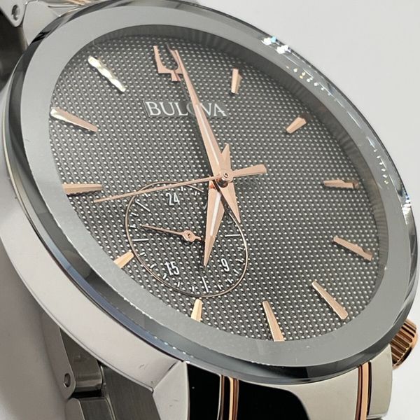 Bulova 98A309 Womens Gray Dial Silver Case Stainless Steel Casual ...