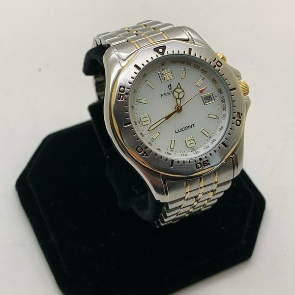 festina lucent Men's Watch Stainless Steel White Dial 42mm - 6418 - AS ...