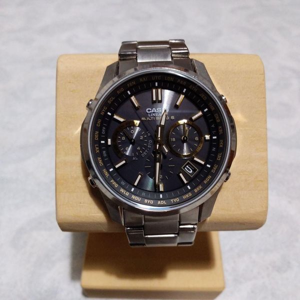 CASIO LINEAGE LIW-M610TDS Radio Solar Titanium Chronograph Men's Watch ...