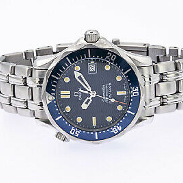 James Bond Omega Seamaster 196.1502 36mm Blue Dial Stainless Steel Watch Omega | WatchCharts ...