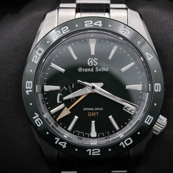FSOT: Grand Seiko - SBGE257 - Spring Drive GMT - Green - Steel - 40mm ...