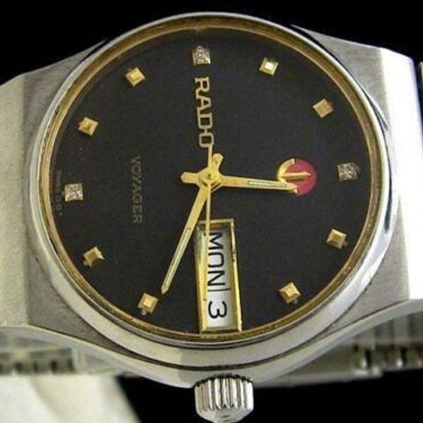 Rado Voyager Automatic Day/Date Vintage Men's Watch wl20701 ...