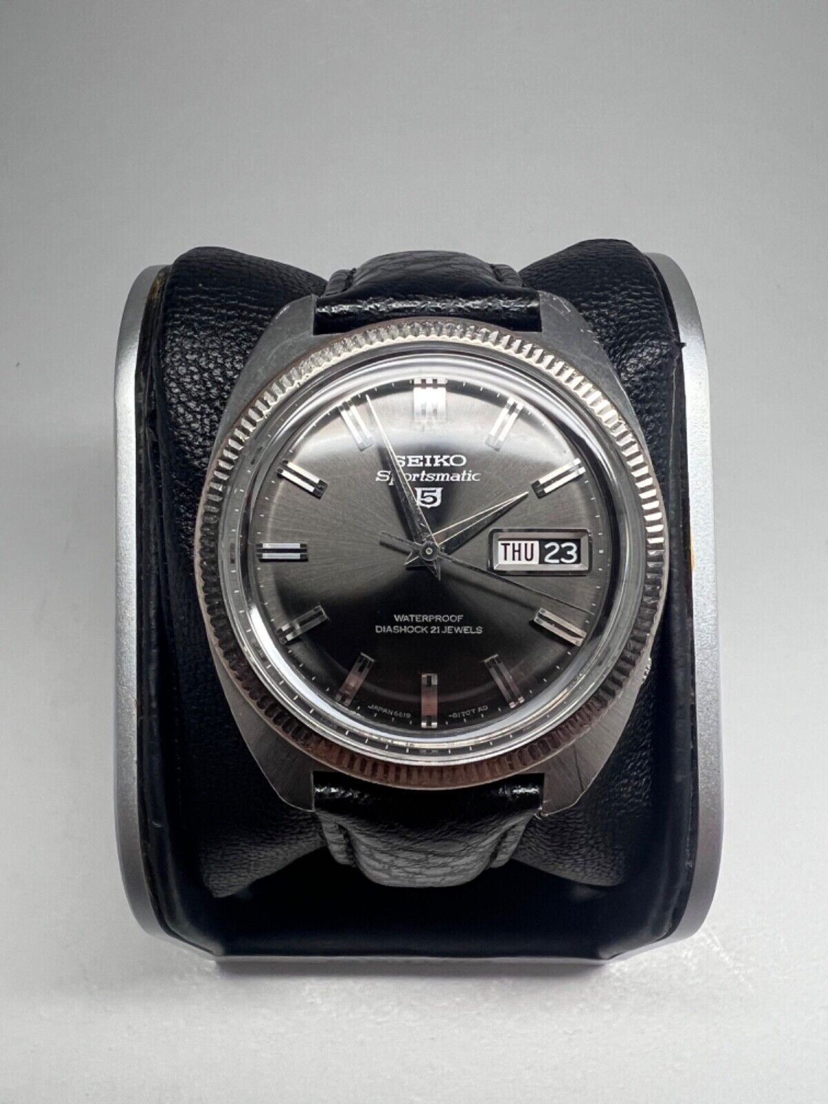 Seiko Sportsmatic 5 6619-8290 Black from 1967 | WatchCharts Marketplace