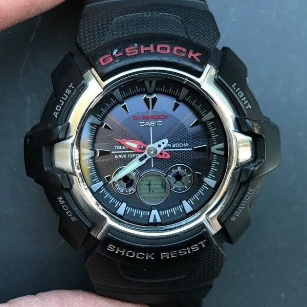 CASIO G-SHOCK GW-1500A (3366) Tough Solar Wave Ceptor Analog / Digital ...