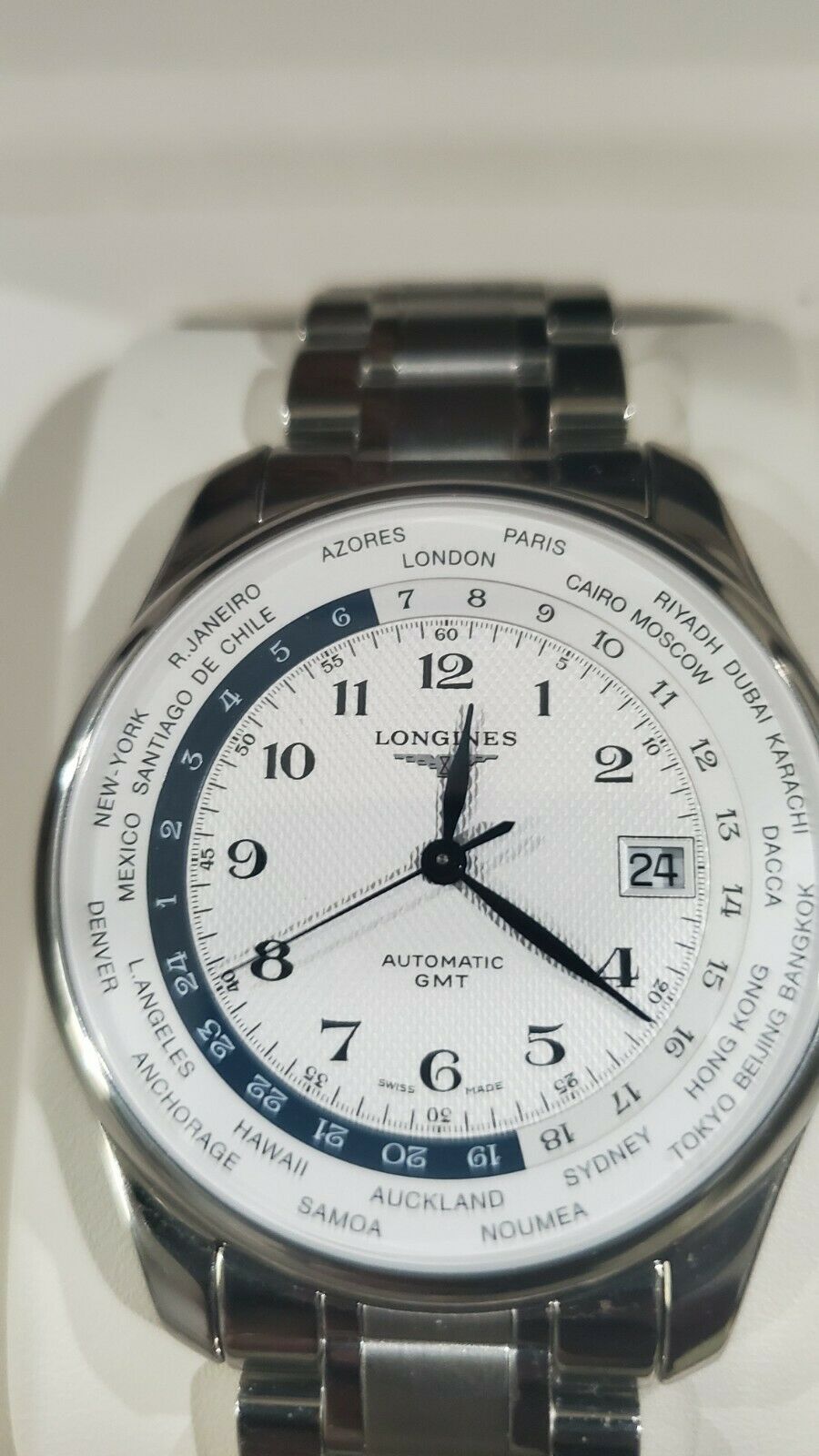 Longines Master Collection GMT L2.802.4.70.6 Men's automatic ...