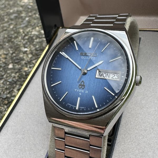 Seiko Type II 8223 - 701D Day/ Date Vintage Watch Set Birthday October ...