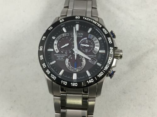 Citizen Eco-Drive Perpetual Chrono Atomic Timekeeping Men's Watch ...