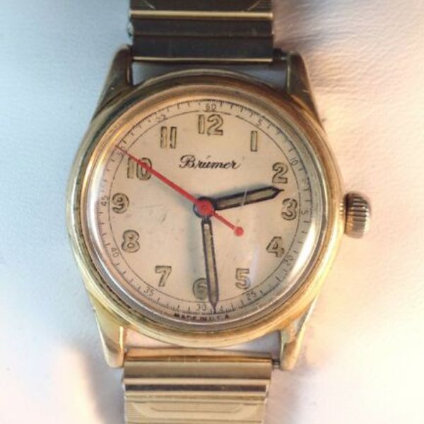 BRUMER SWISS 17J RWC ROLEX WATCH CO OYSTERWATCH CO FORTSNER KOMFIT ...