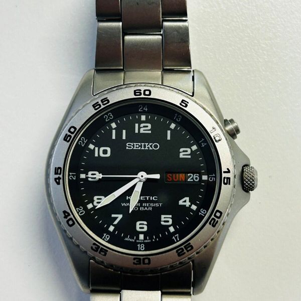 SEIKO KINETIC 5M63-0B20 RARE MILITARY WATCH | WatchCharts Marketplace