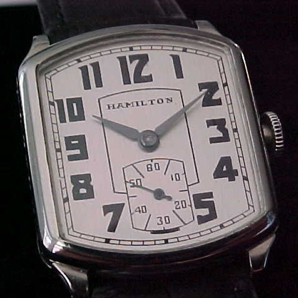 Fantastic 1928 Hamilton Tonneau Engraved WGF Totally Restored Condition ...