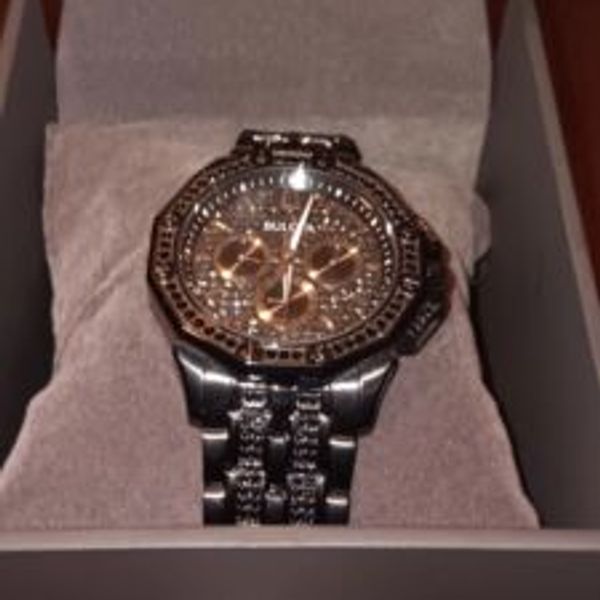 Bulova Octava Black Men's Watch - 98C134 | WatchCharts Marketplace