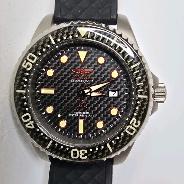 Invicta Men's Automatic Grand Diver Watch 47mm 90283 Titanium ...