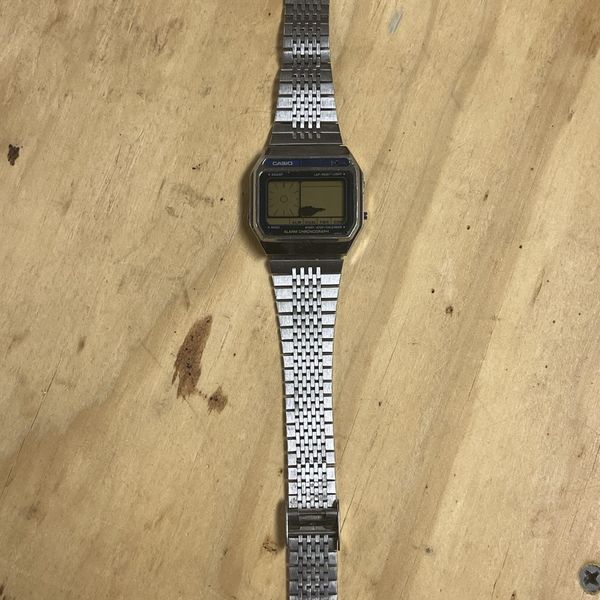 Vintage Casio AX-250 Alarm Chronograph Digital LCD Watch Read Full ...