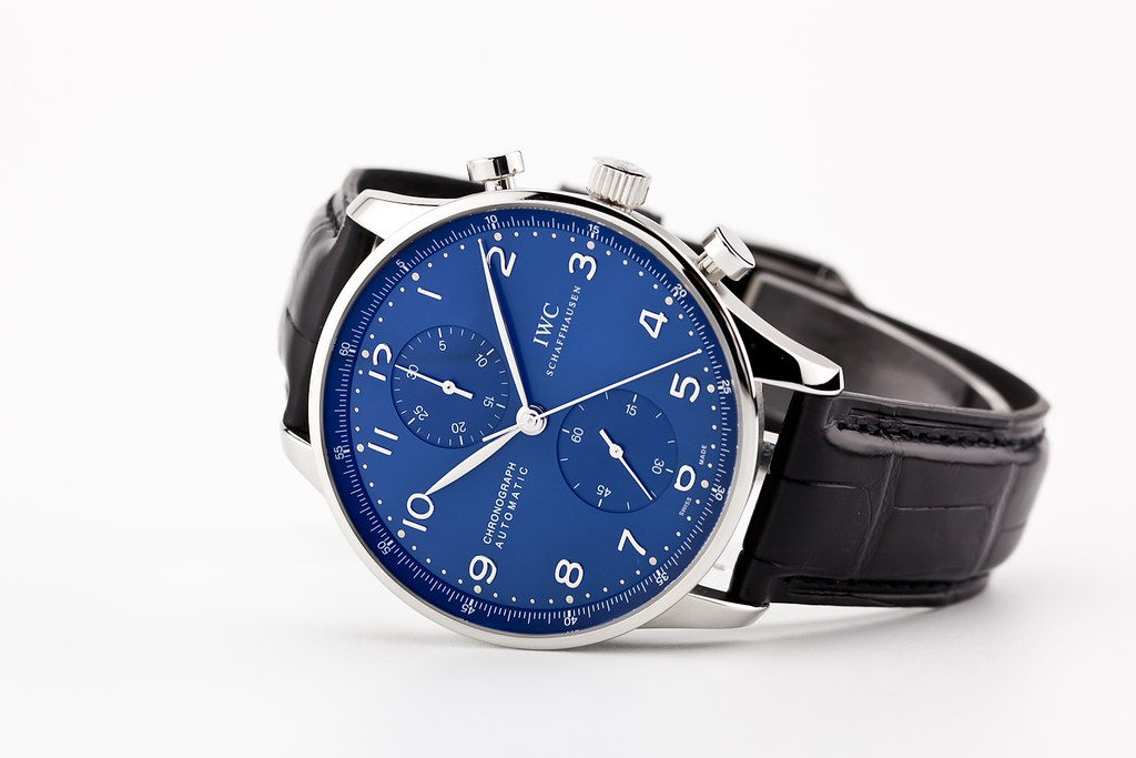 fsot - IWC Portugieser Chronograph - 41mm - Blue Dial - IW371606 ( new ...