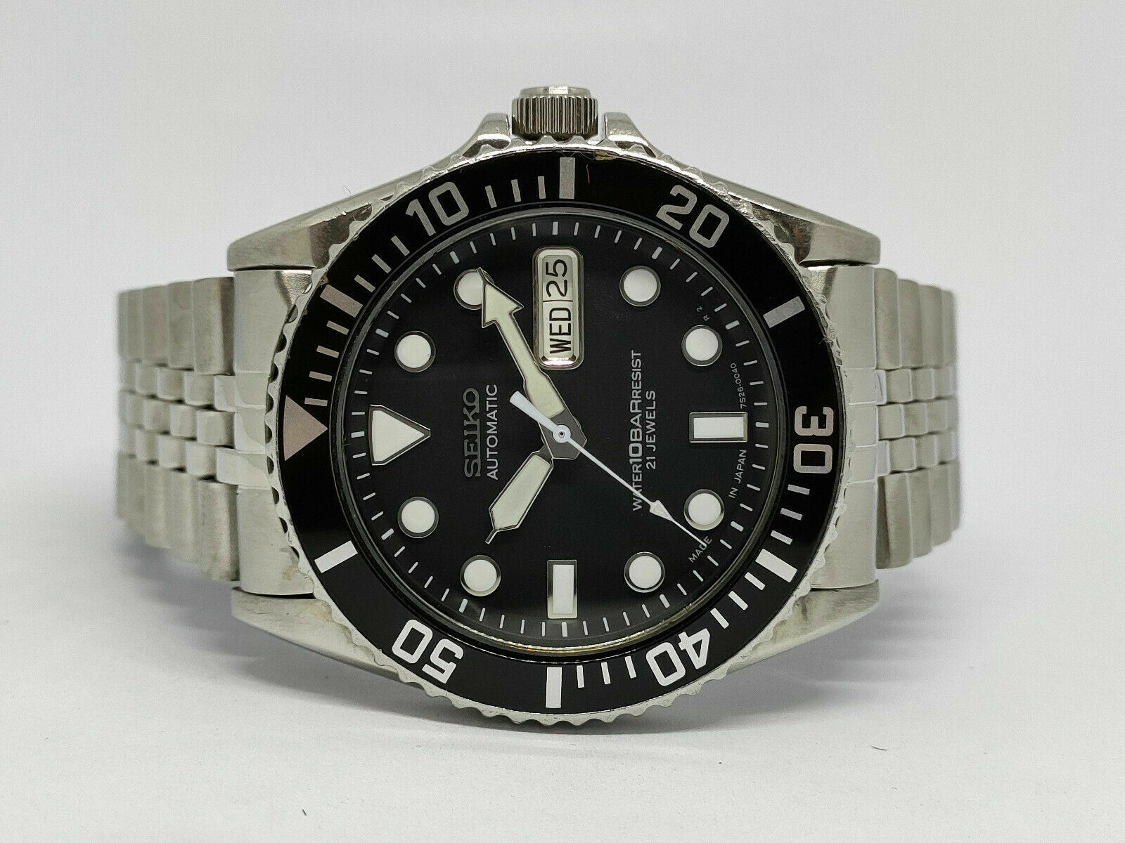SEIKO DIVER 7S26-0040 SKX031J (JAPAN) 10BAR AUTOMATIC MEN'S WATCH S.N ...