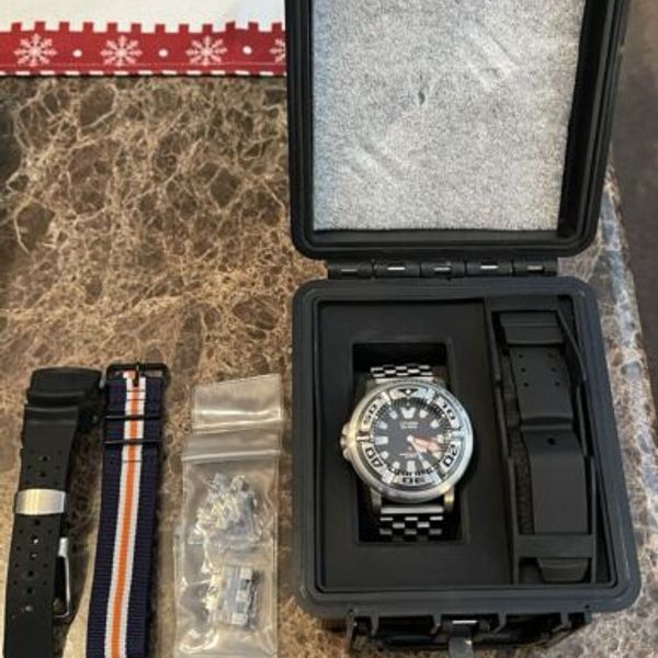 Citizen ProMaster Ecozilla Dive Watch - Multiple Straps Including A ...