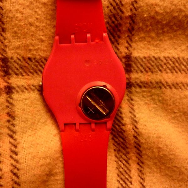 SWATCH BATTERY STANDARD COVER SWATCH VGC USED CONDITION /WATCH NOT ...