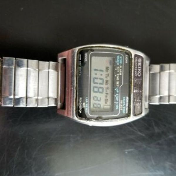Seiko Quartz Digital LCD Vintage Alarm Wrist Watch A159-4019 G Parts Repair | WatchCharts