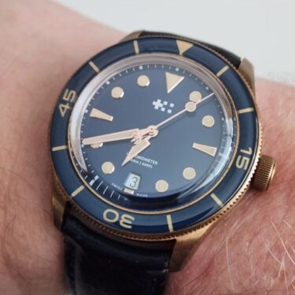 Stunning Christopher Ward C65 Aquitaine Bronze COSC Full Set Excellent ...