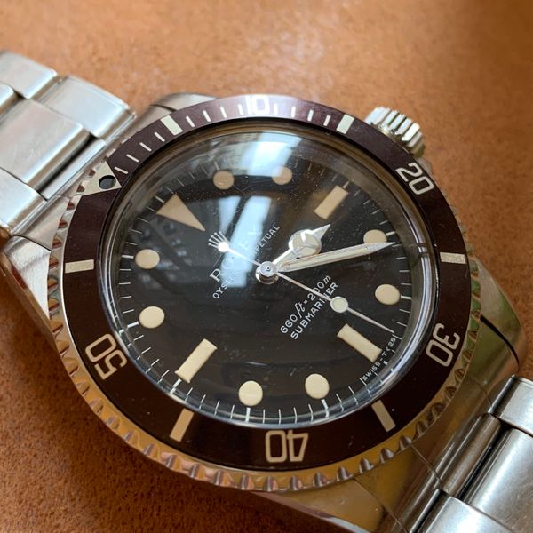 FS - Rolex 1680/5513 brown insert | WatchCharts Marketplace