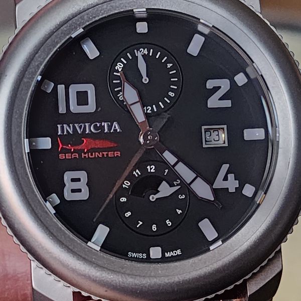 INVICTA SEA HUNTER MODEL 1984 CHRONOGRAPH No Band | WatchCharts Marketplace