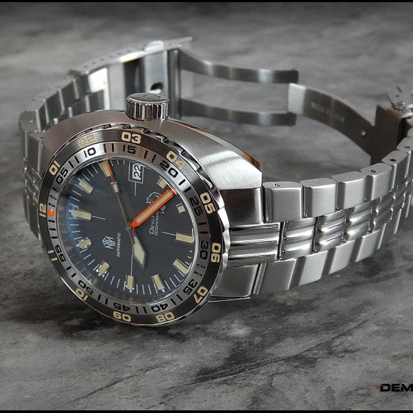 FS: NTH WatchGecko Devil Ray - Vintage Gray Dial - 500m Diver ...