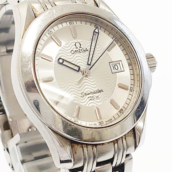 [Used] OMEGA 2511.31 Seamaster 120m SS Silver Dial Date Quartz Men's ...