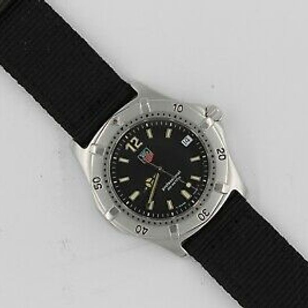 Tag Heuer 2000 Series Classic Professional WK1110 Watch Mens Black NATO Strap | WatchCharts ...