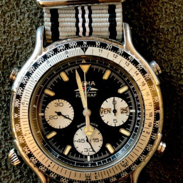 Yema Flygraf, Vintage Chronograph | WatchCharts Marketplace