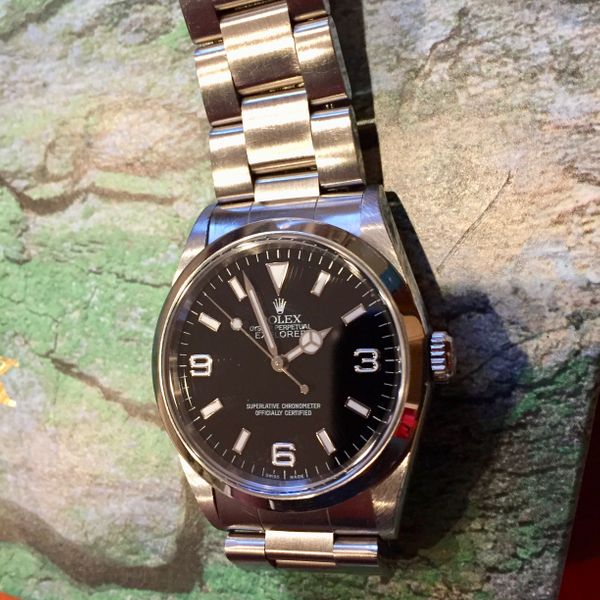 Rolex Explorer I - Reference 14270 - 36mm Full Set | WatchCharts Marketplace
