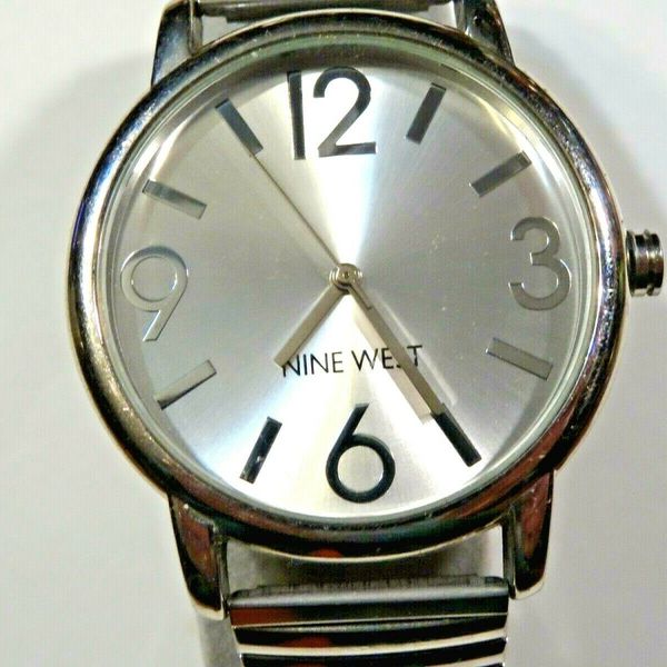 NINE WEST Y121E QUARTZ LADIES WATCH WITH FRESH BATTERY ~ RUNNING ...