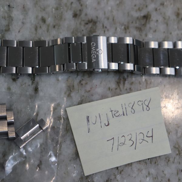 [WTS] OEM Omega 21mm Bracelet and Navy Blue Rubber Strap for Worldtimer ...