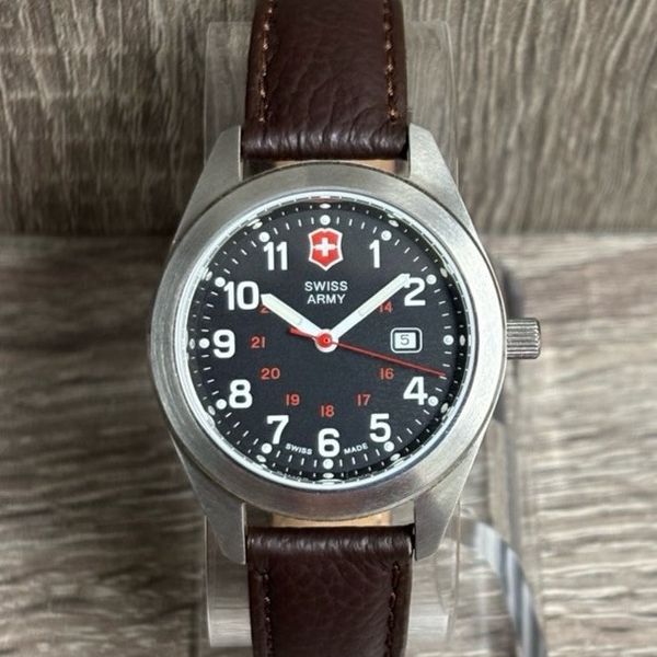 Black Victorinox Swiss Army Menâ s Watch With New Battery | WatchCharts ...