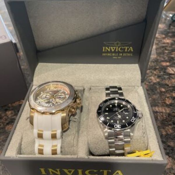 Invicta Swiss Pro Diver 9307 + Pro Scuba Men 20291 Wrist Watch SET ...