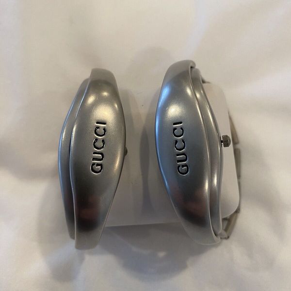 Pair of Gucci Vintage Womenâ s Bracelet Watches - Francaise, Swiss Made ...