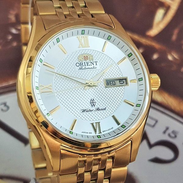 Orient Classic Japanese Watch Automatic 46943 Wristwatch Skeleton Gold ...