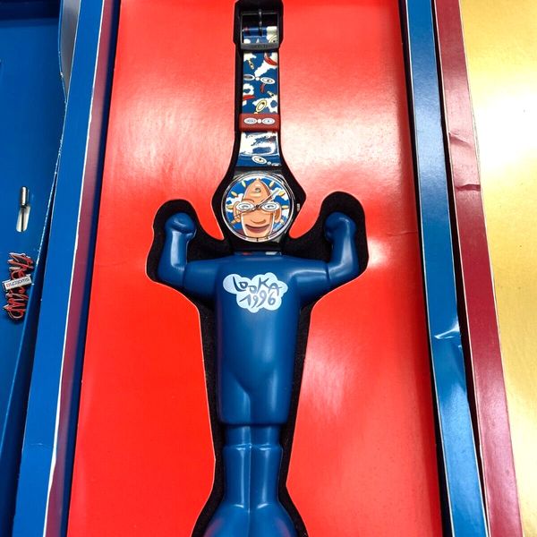 Swatch Set 1996 The True Story of Looka and Smila GZ700 & GZ701 Box ...