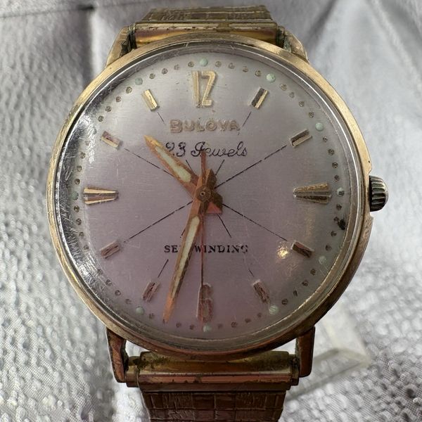 Bulova 23 Jewel Self winding 10k RGP Bezel- RUNS!! | WatchCharts ...