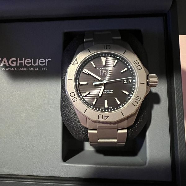 TAG Heuer Aquaracer 200 Solargraph 40mm Titanium â Solar Quartz Dive ...