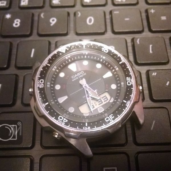 FS Casio Waveceptor Solar diver style steel case WVA-320J REDUCED $99 ...