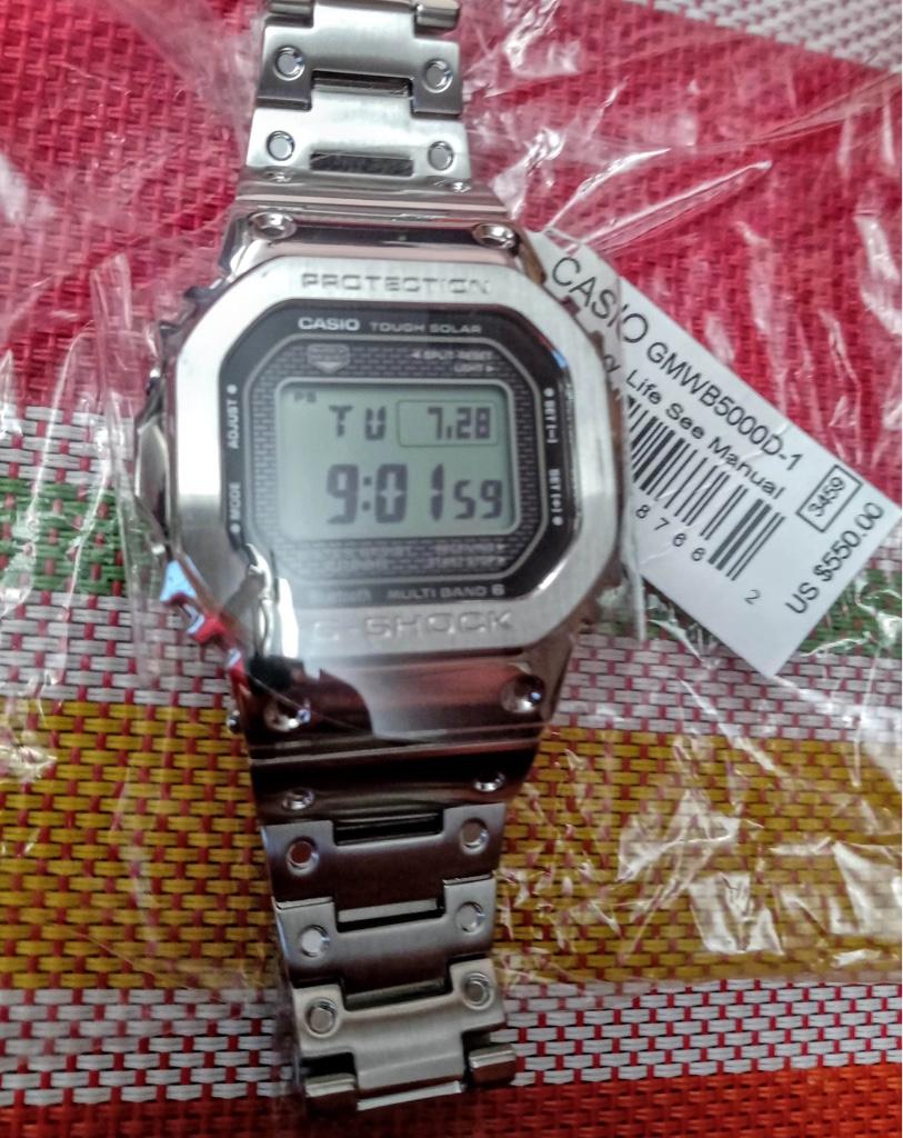 G-Shock Full Metal Square GMWB5000 | WatchCharts Marketplace