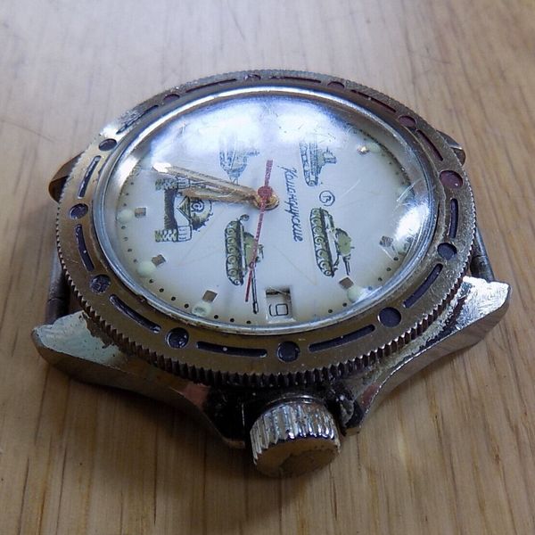 RUSSIAN USSR KOMANDIRSKIE VOSTOK TANK COMMANDERS MANUAL WATCH VINTAGE ...