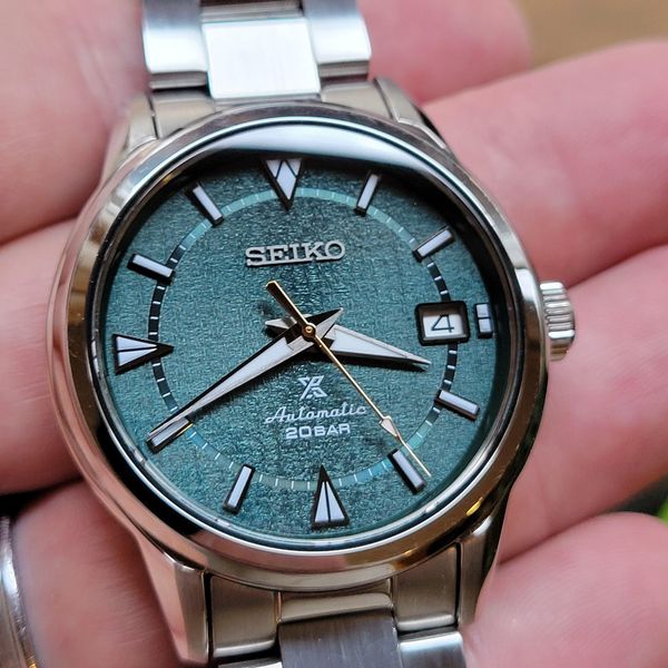 Seiko Prospex Alpinist Mystic Forest Dial Men's Steel Bracelet Watch ...