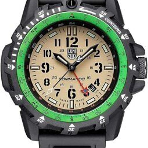 Luminox Commando Raider XL.3321 Men's Quartz NEW 42mm Case Black Rubber ...