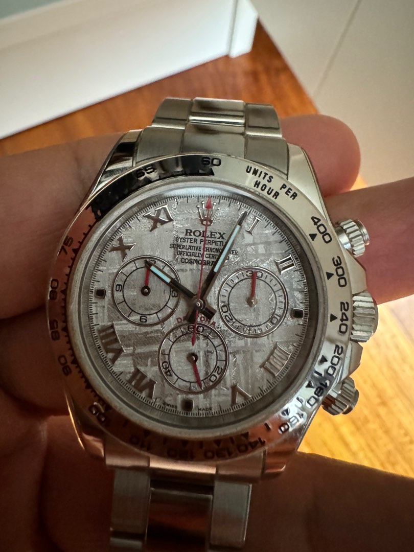 Newest rare Rolex Daytona meteorite dial 116509 | WatchCharts Marketplace
