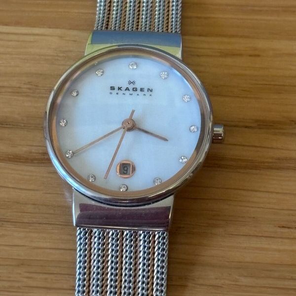 Skagen watch - new , no box - gold/silver colours | WatchCharts Marketplace
